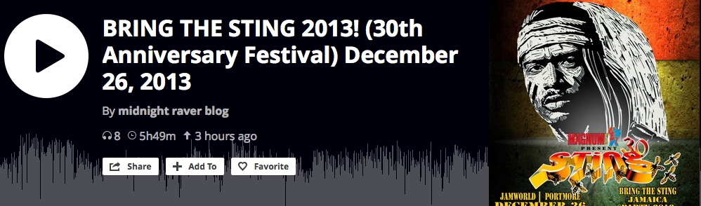 STING 2013! (Audio Download) – LEGENDARY REGGAE