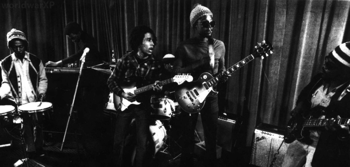 The Wailers early rehearsal at Basing Street Studios, London, 1973 ...