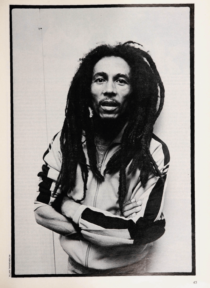 Bob Marley interview Los Angeles, CA, 1973 plus Musician Magazine ...