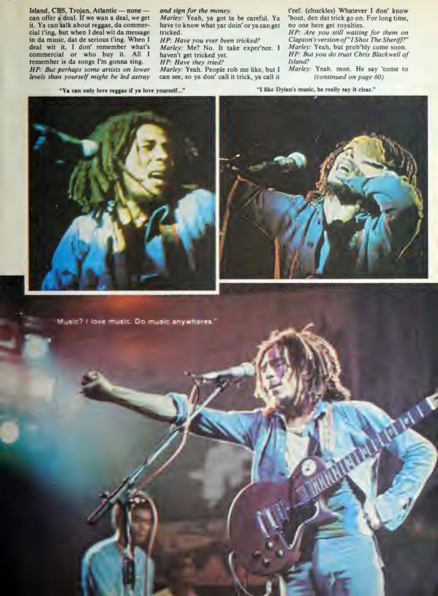 Bob Marley Interview | Hit Parader Magazine | 1976 – LEGENDARY REGGAE